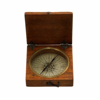 A surveying compass, c 1810 - Van Leest Antiques