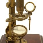 Shuttleworth cuff type compound microscoop c 1765 - Van Leest Antiques