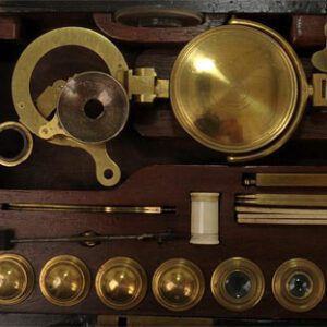 Dutch compound monocular microscope, jan paauw c 1760 - Van Leest Antiques