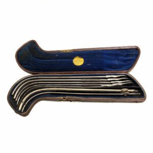 Clutton's sounds or dilators. C 1870 - Van Leest Antiques