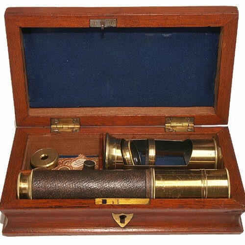 Telescopic microscope - Van Leest Antiques