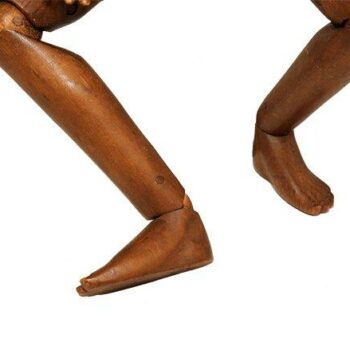 An artist's lay figure or mannequin cira 1870 - Van Leest Antiques