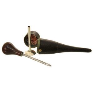 Trocar in leather case, c. 1830 - Van Leest Antiques