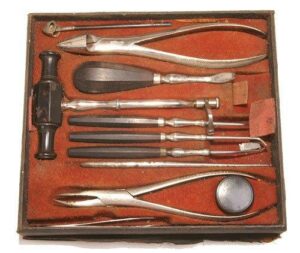 'Mathieu' surgical set - Van Leest Antiques