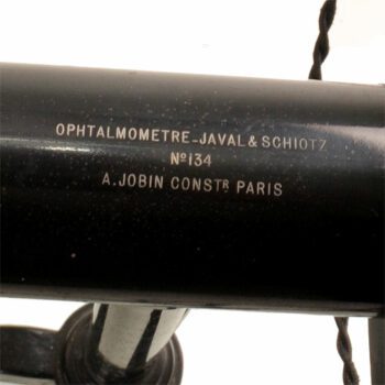 Javal-schiotz opthalmometer, c 1900 - Van Leest Antiques