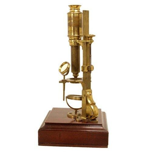 Shuttleworth cuff type compound microscoop c 1765 - Van Leest Antiques