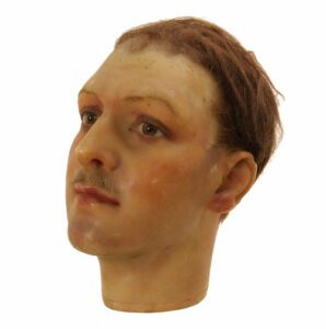 Wax head model - Van Leest Antiques