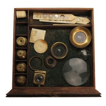 G. Sterrop - london microscope circa 1750 - Van Leest Antiques