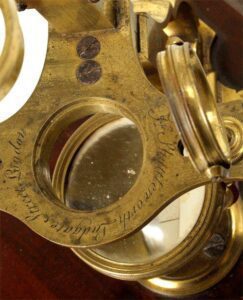 Shuttleworth cuff type compound microscoop c 1765 - Van Leest Antiques