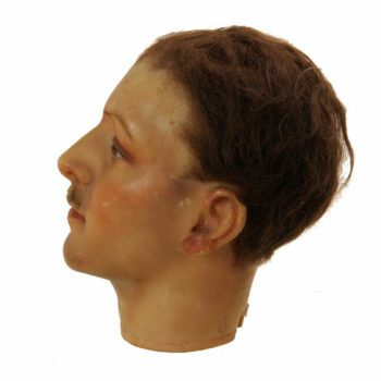 Wax head model - Van Leest Antiques