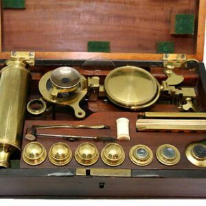 Dutch compound monocular microscope, jan paauw c 1760 - Van Leest Antiques