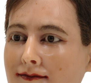 Wax haed model - Van Leest Antiques