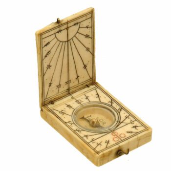 Albrecht Karner Ivory Sundial, C 1650 - Van Leest Antiques