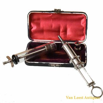 Artificial Leech in case, C 1890 Artificial Leech in case, C 1890