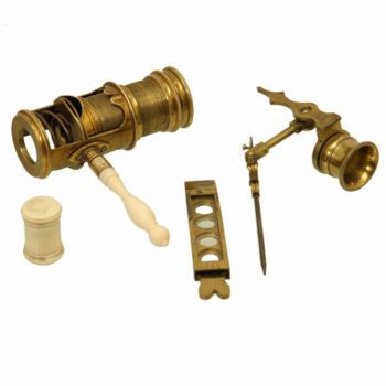 Screw barrel microscope, C 1740 - Van Leest Antiques