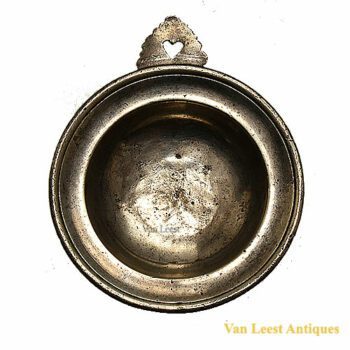 Pewter bleeding bowl, 18th C Pewter bleeding bowl, 18th C