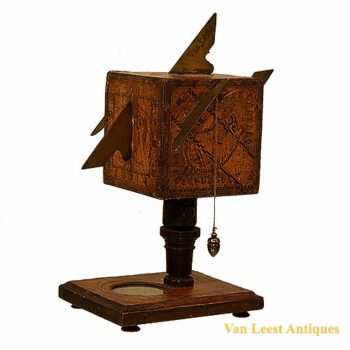 Cube Sundial by Beringer, 18th Century