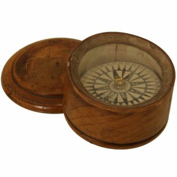 Dry card compass by D. Stalker Leith. - Van Leest Antiques