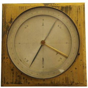 Gimbaled Compass in Case, mid 18th C