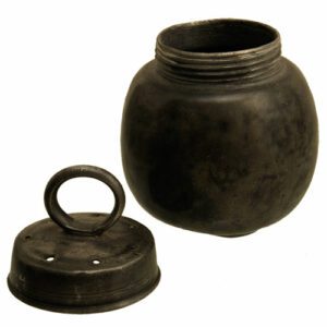 Leech carrier, Pewter, 18th century - Van Leest Antiques