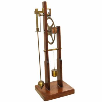 Pendulum and anchor escapement model. - Van Leest Antiques