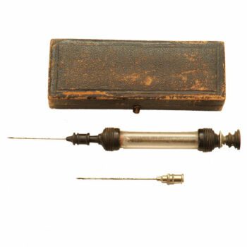 Pravaz Hypodermic Syringe in Silver