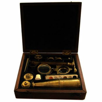 Cary type microscope by West, London - Van Leest Antiques