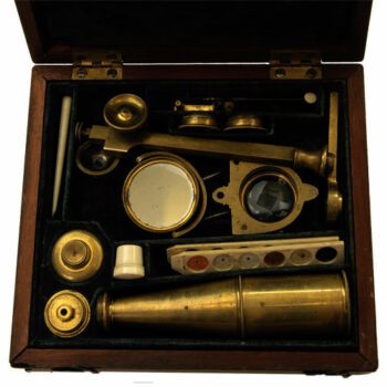 Cary type microscope by West, London - Van Leest Antiques