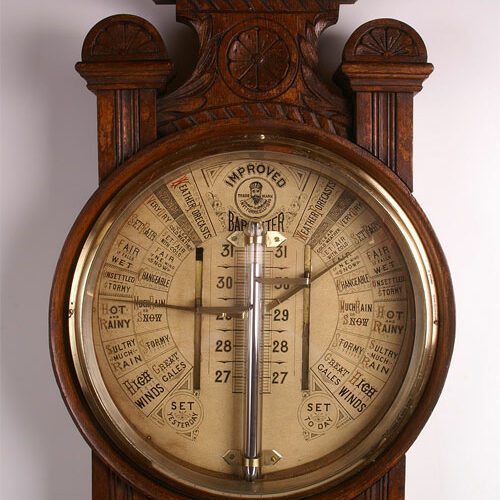 Polytech fitzroy barometer - Van Leest Antiques