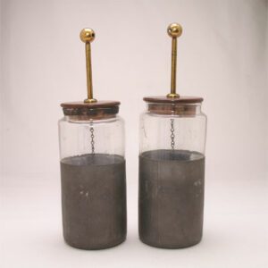 Two 'leyden jars' - Van Leest Antiques