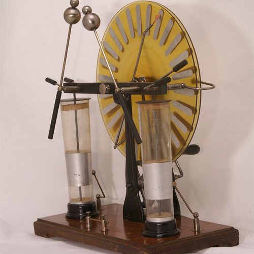 Wimshurst machine type voltana - Van Leest Antiques