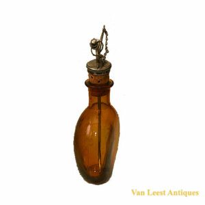 Anesthesia chloroform amber glass bottle.
