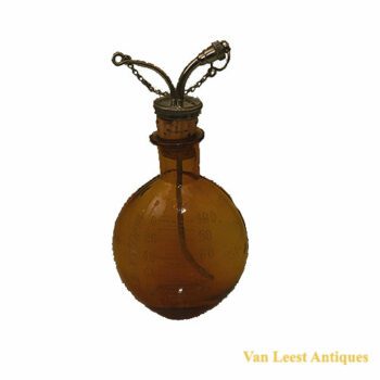 Anesthesia chloroform amber glass bottle.