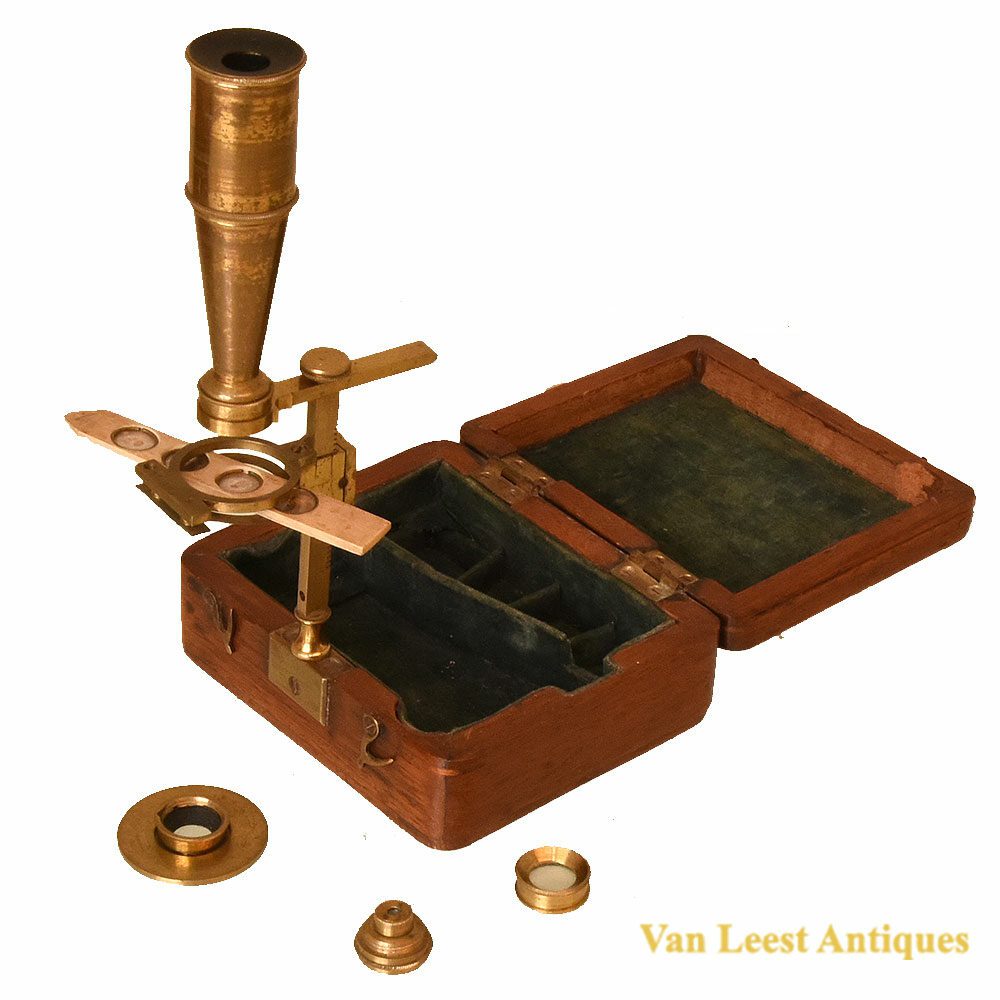 Miniature Cary Pocket Microscope - Van Leest Antiques