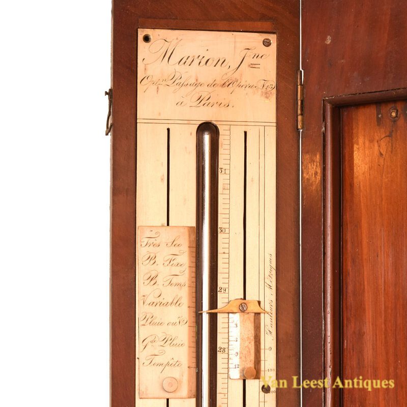 Marion Optician a Paris cistern barometer - Van Leest Antiques